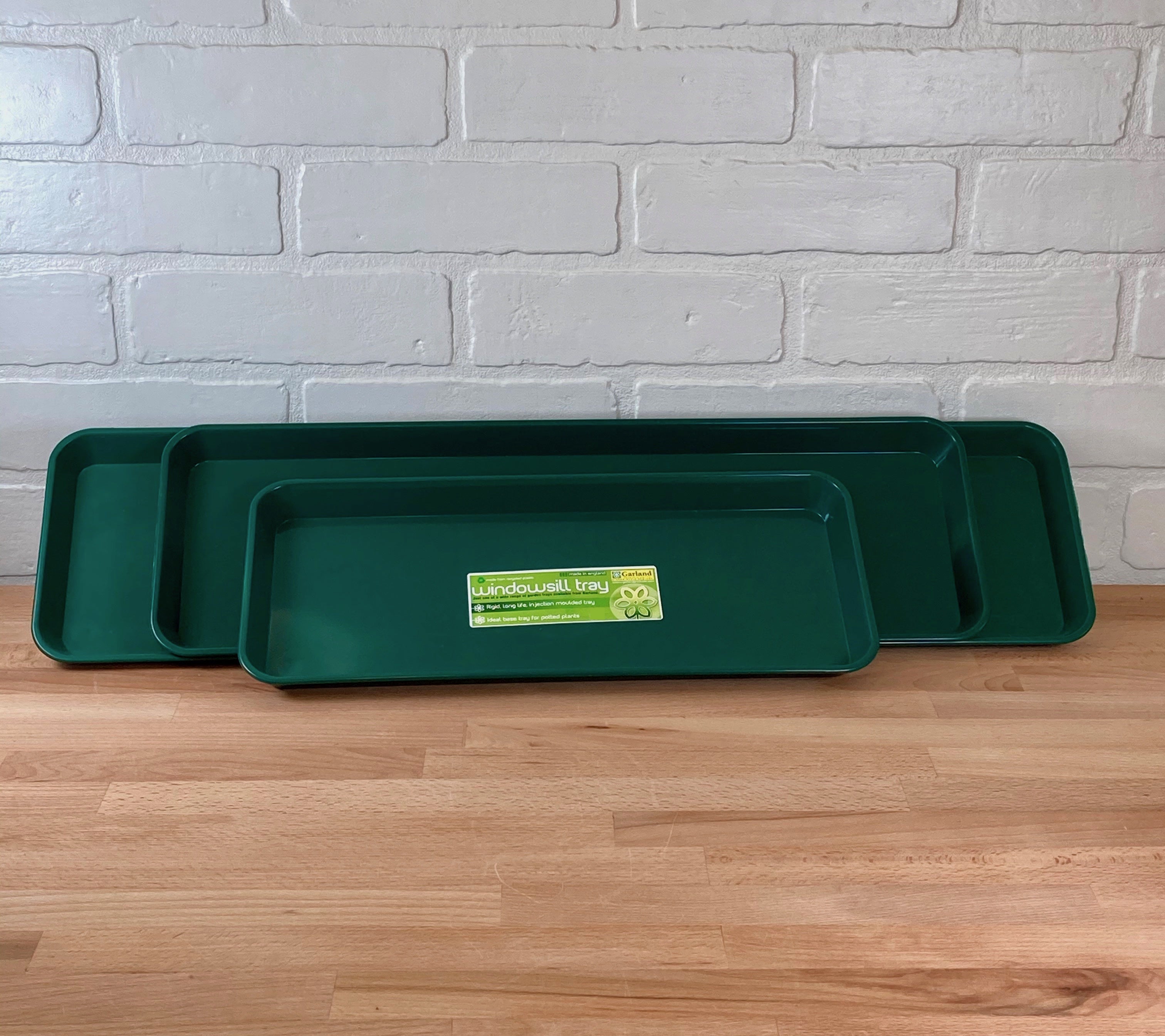 Windowsill Tray - Green – Mother Earth Gardens
