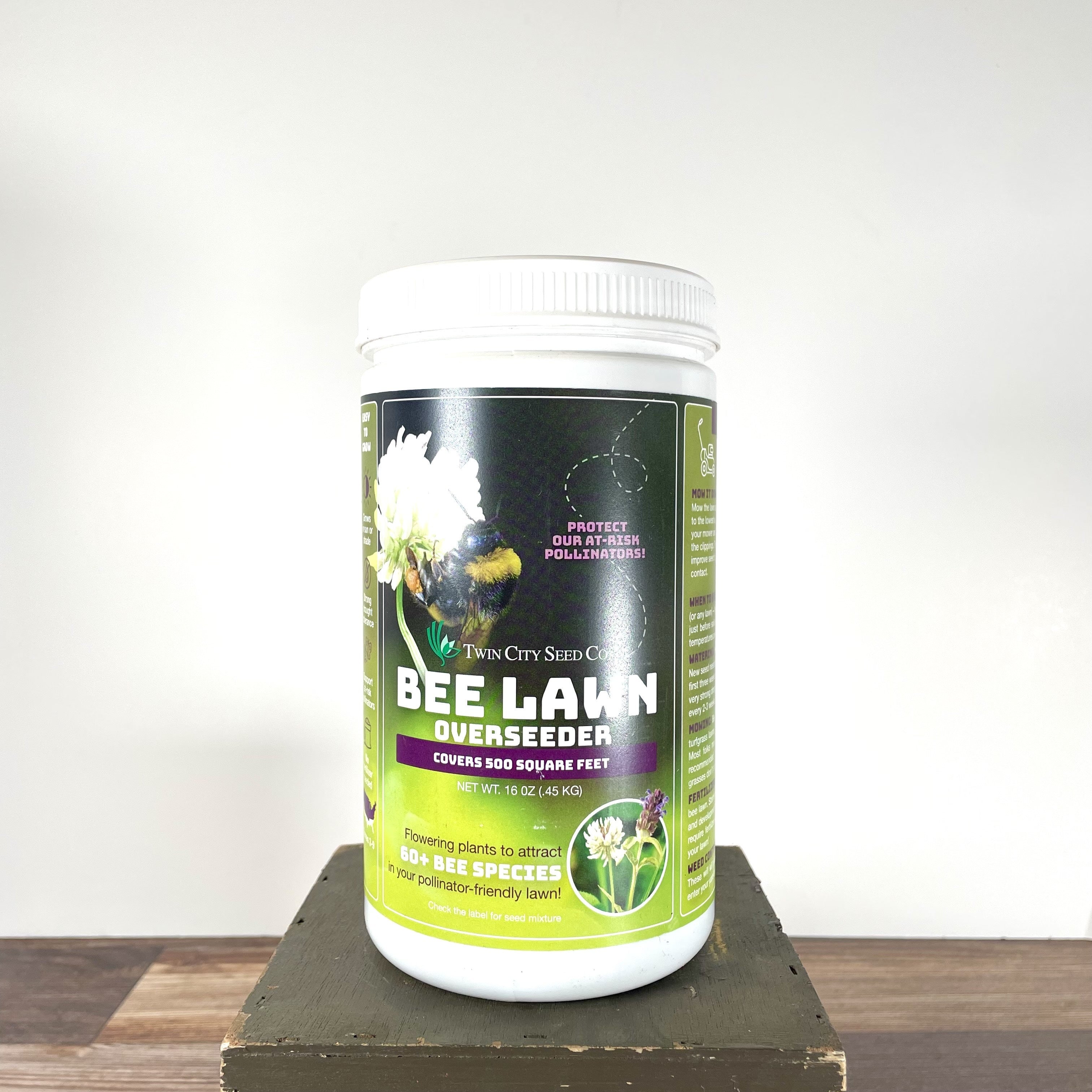 Bee Lawn Overseeder Kit- Flowering Bee Lawn (no grass seed) - 500 sq f ...