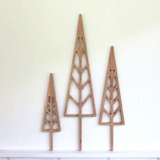 Wooden Scandinavian Wood Trees - Set One – Mother Earth Gardens