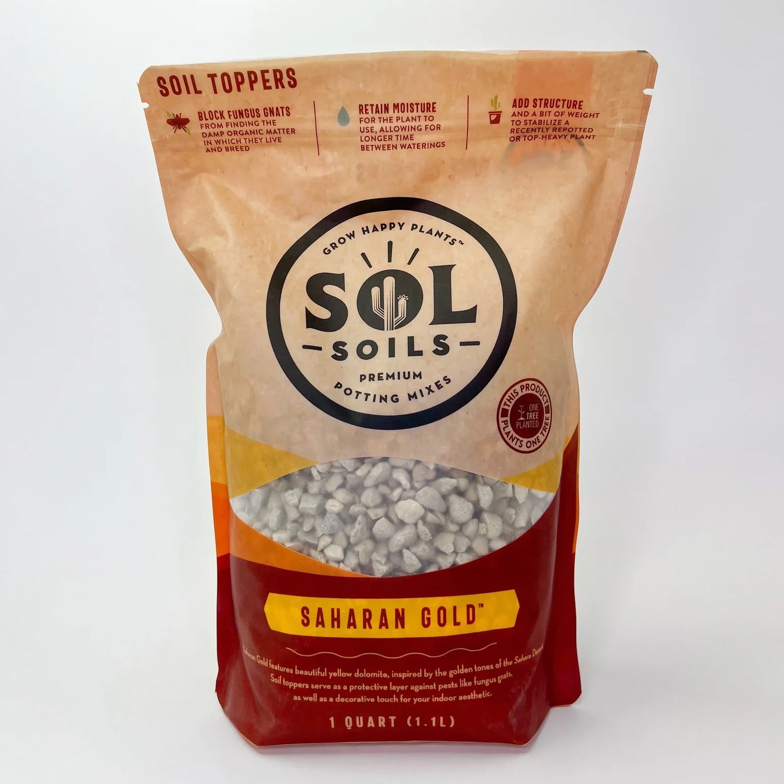 Sol Soils Decorative Soil Topper - 1 Quart – Mother Earth Gardens